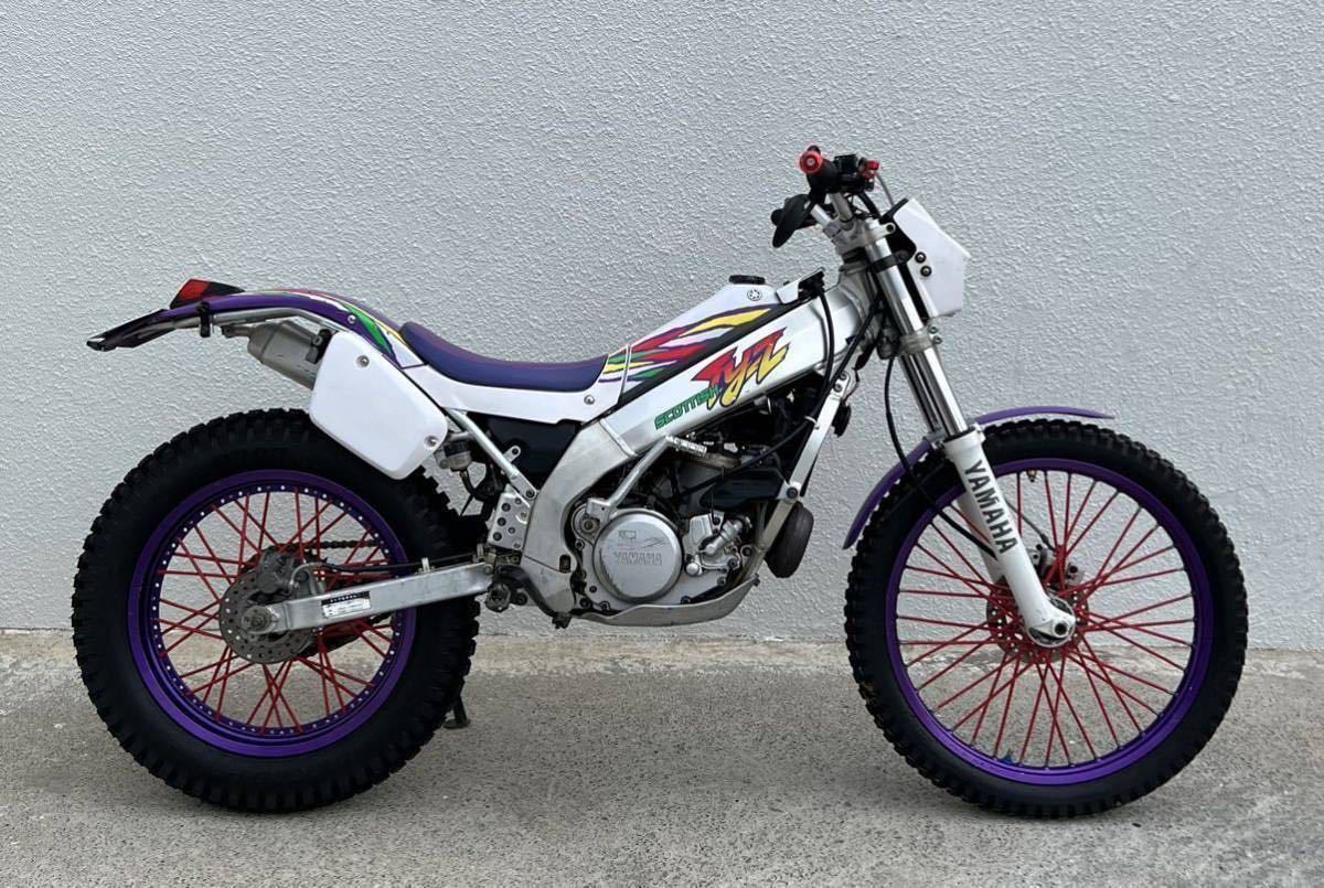 ヤマハTY250ZS 4ML-0004‥自賠責R6.4付き 点検整備済名変後即乗れます 街乗り 林道ツーリング 旧トライアル車 格安スタート ...