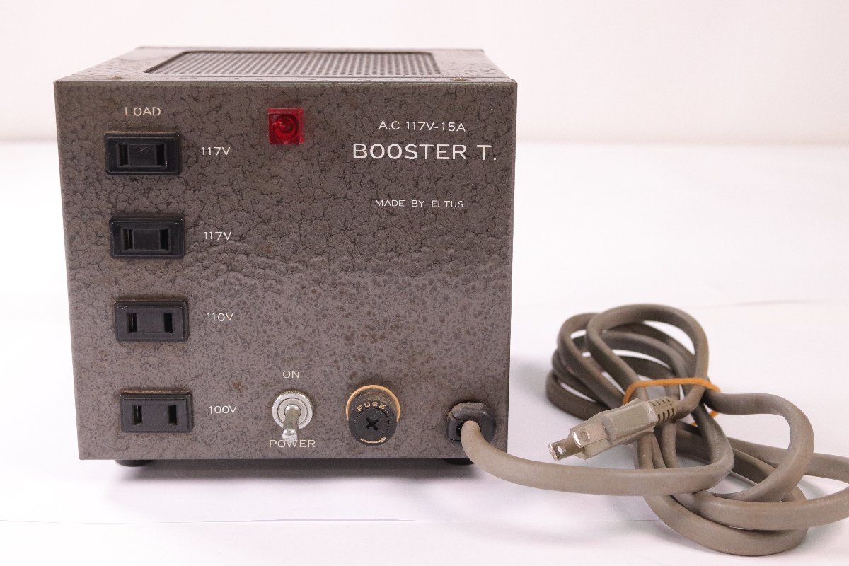 ELTUS エルタス BOOSTER T. AC117V-30A ステップアップトランス 電源トランス 変圧器 変成器 オーディオ機器 音響 ...