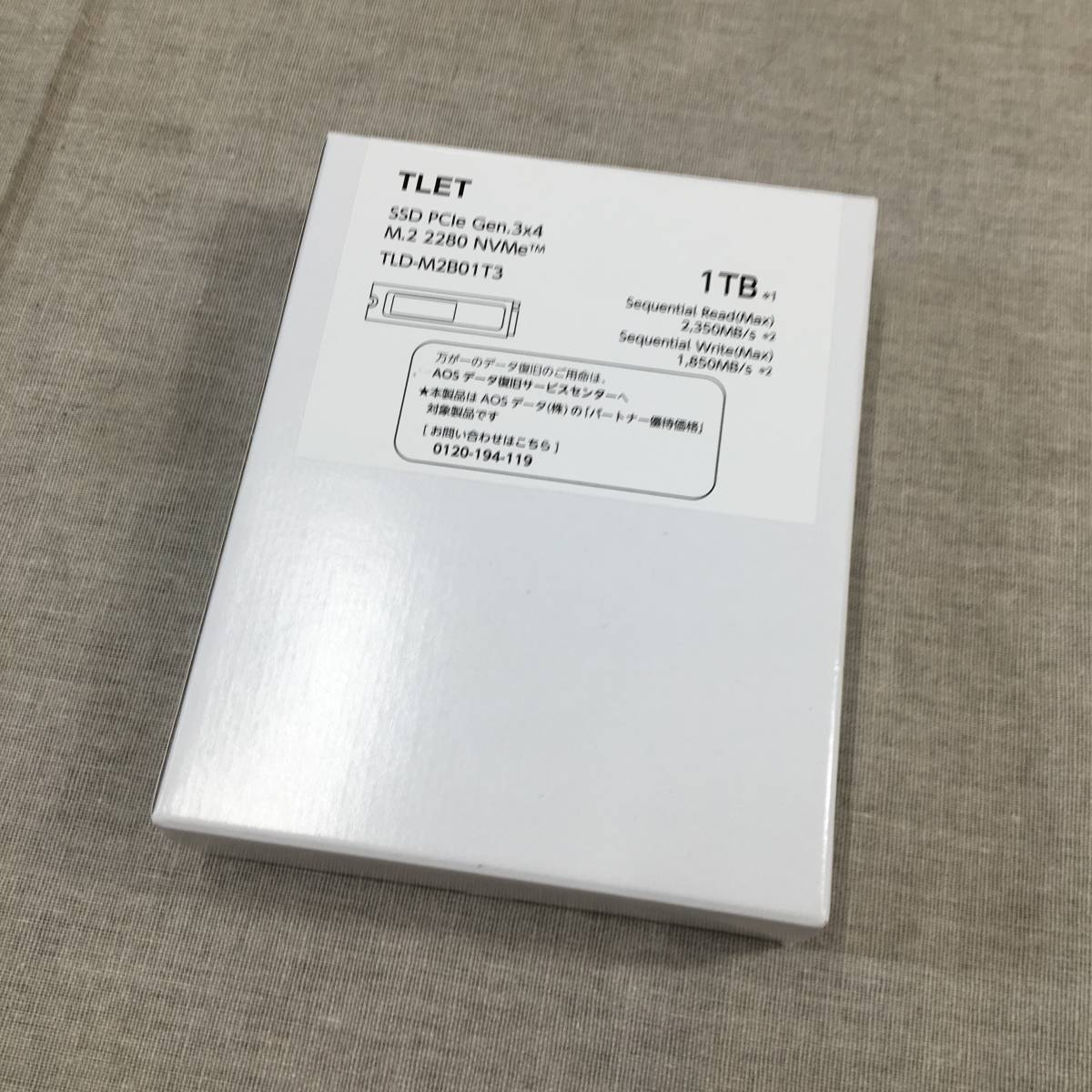 現状品 東芝エルイートレーディング TLET 内蔵SSD 1TB PCle Gen3x4 M.2 2280 TLD-M2B01T3(256GB ...