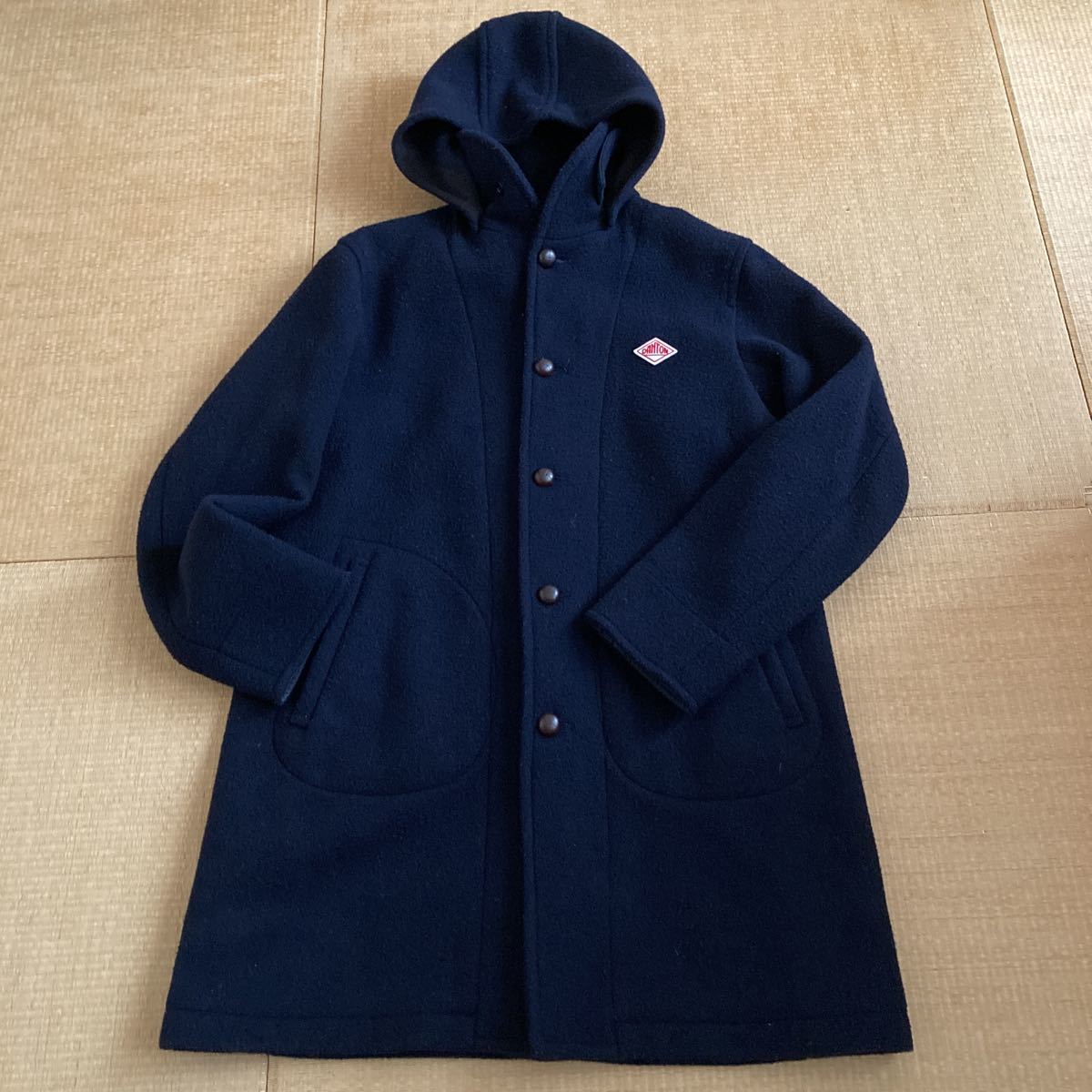 ダントン DANTON ウールモッサロングコート navyネイビー size 42(Lサイズ)｜売買されたオークション情報、yahooの商品情報をアーカイブ公開 - オークファン（aucfan ...