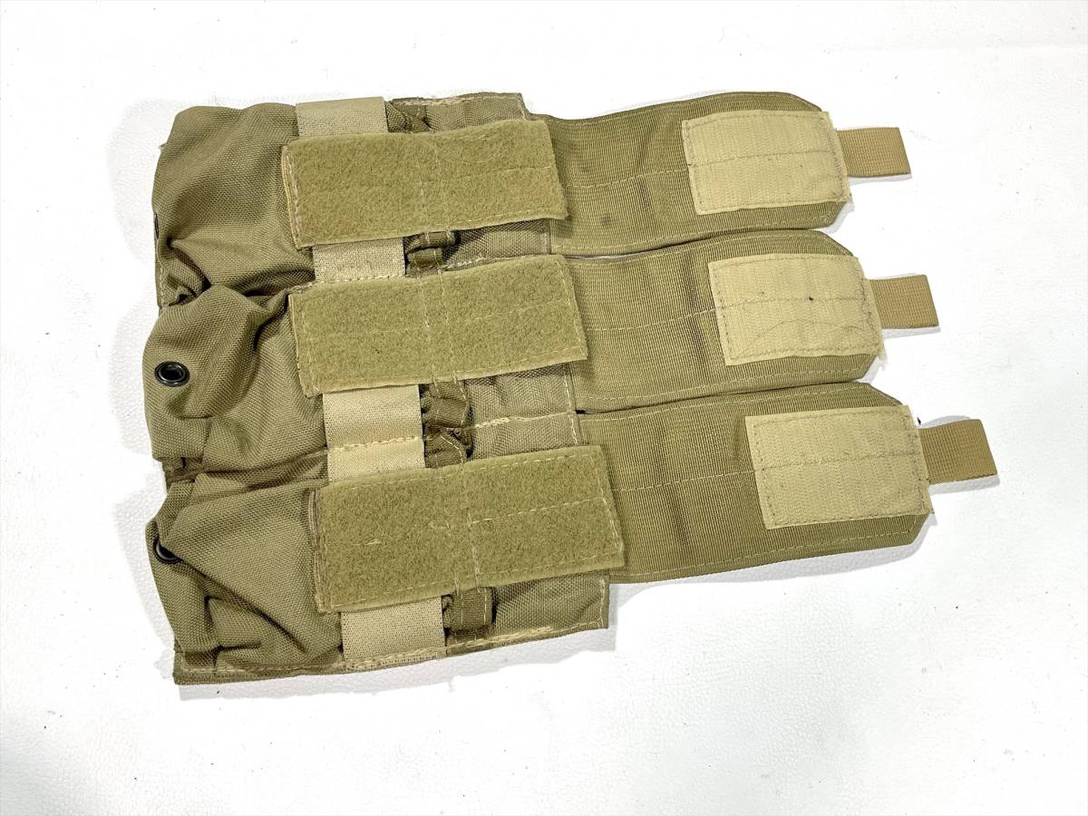 DGMLCS MLCS M4 3連トリプル マガジンポーチ KHAKI TAN カーキ タン 検 seal devgru MBSS DGLCS ...