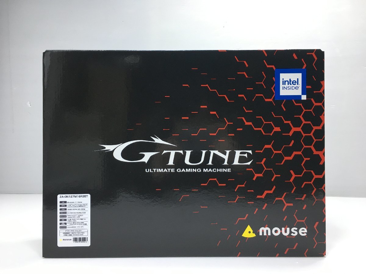 極 MOUSE G-Tune ゲーミングノートPC ZA-GN127M16R35T 15.6型 Win11 i7 12700H 16GB SSD512GB GeForce RTX ...