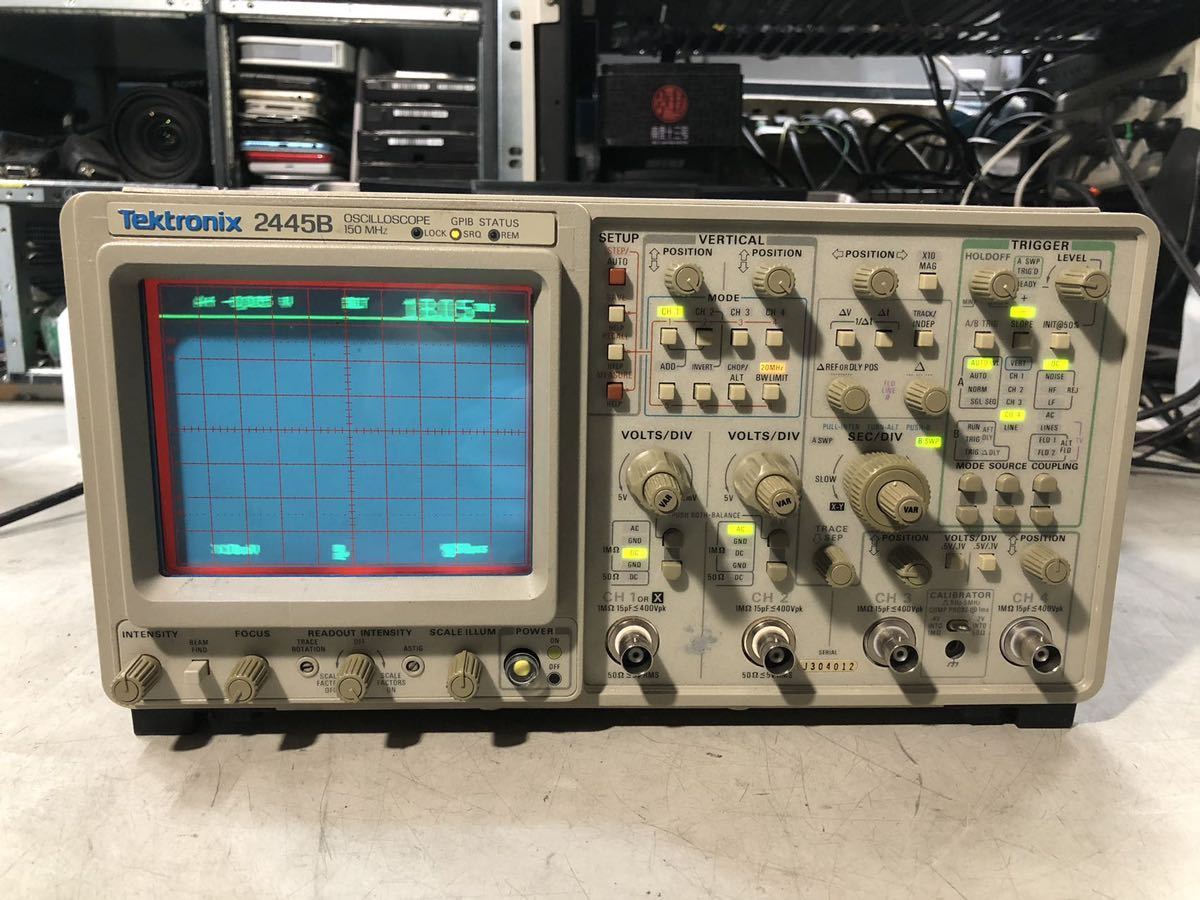 E683 Tektronix テクトロニクス 2445B 150MHz オシロスコープ 電源確認のみ(アマチュア無線)｜売買されたオークション ...