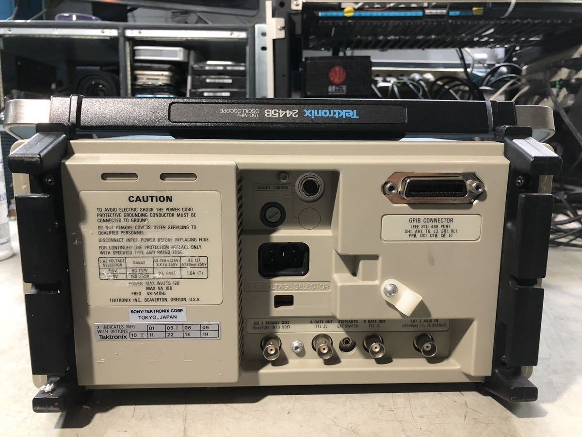 E683 Tektronix テクトロニクス 2445B 150MHz オシロスコープ 電源確認のみ(アマチュア無線)｜売買されたオークション情報、yahooの商品情報をアーカイブ公開 ...