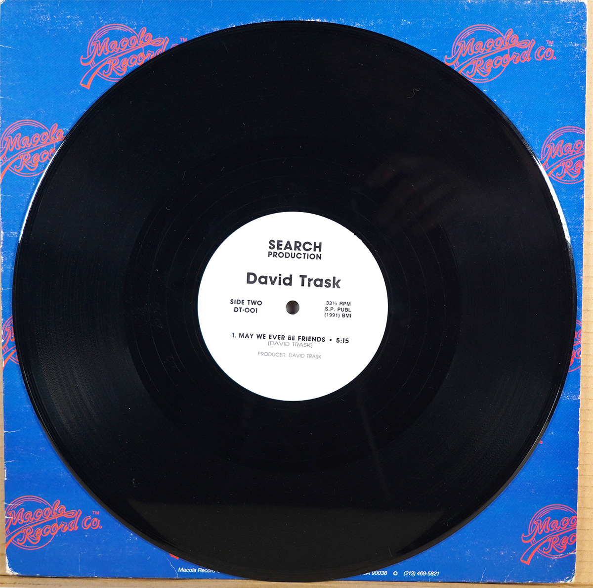 幻の一枚 DAVID TRASK - RUNNAWAY / Search production dt-001 1991年US ウルトラレア内容 ...