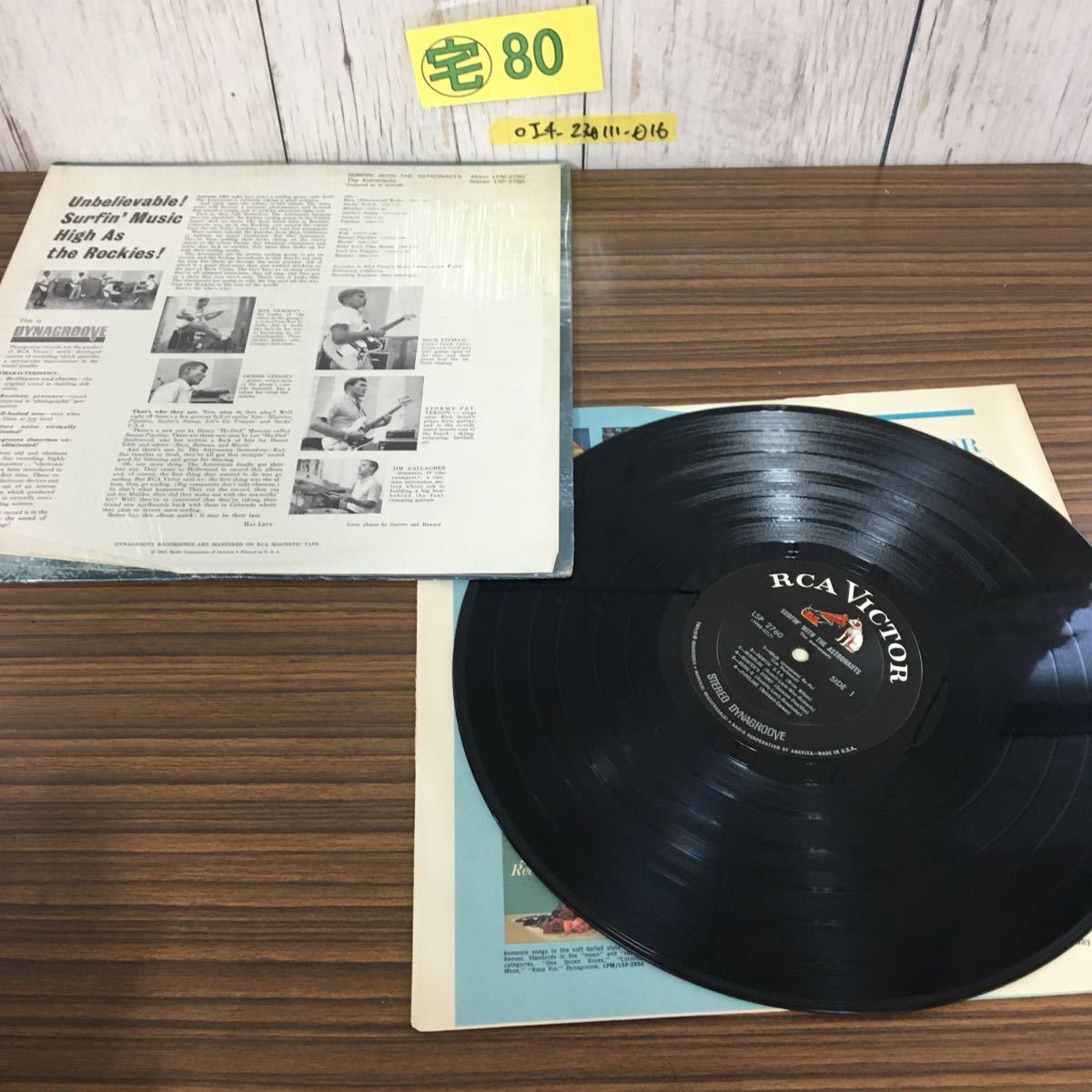 LP SURFIN’ WITH THE ASTRONAUTS LSP-2760 BOB DEMMON JIM GALLAGHER STROMY ...