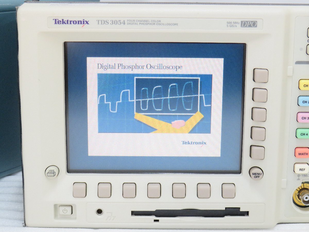 100 Tektronix テクトロニクス デジタルオシロスコープ 500MHz 5GS/s TDS3054C 1228-131(アマチュア ...