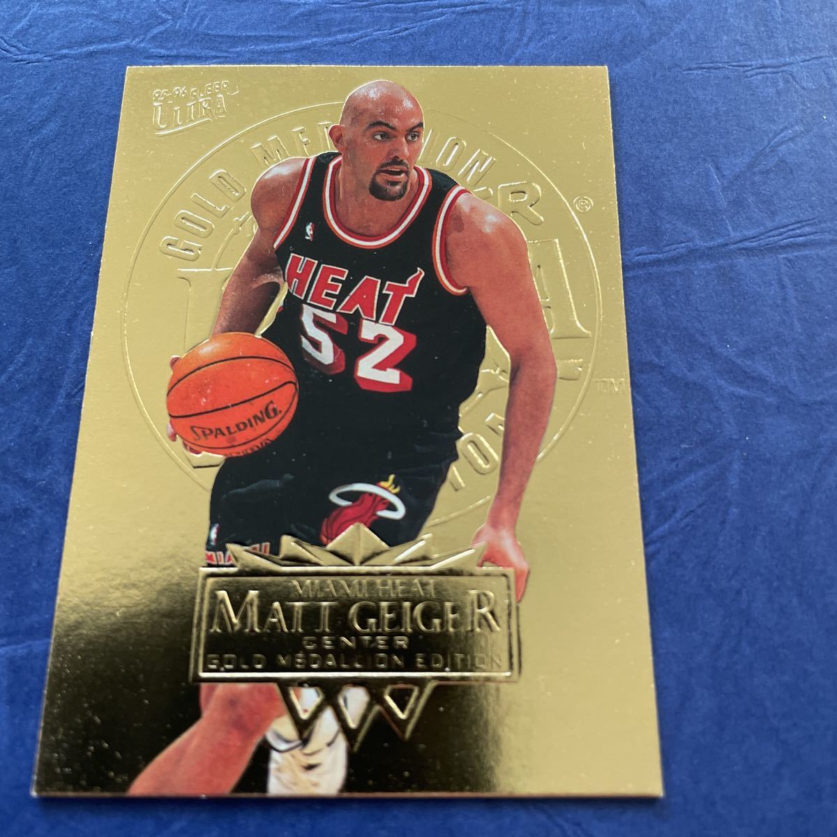 1995-96 Ultra Gold Medallion #95 Matt Geiger NBA MIAMI HEAT Michael ...