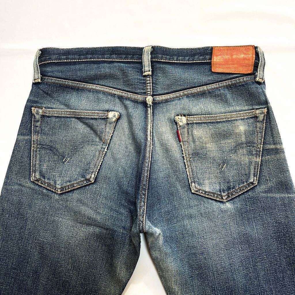ヒゲ美色 LEVIS 501XX 片面 復刻 W33 ビンテージ リーバイス 501XX 47501 革パッチ レプリカ ヒゲ ハチノス セルビッチ LVC 鬼ヒゲ 日本製(W33)｜売買され ...