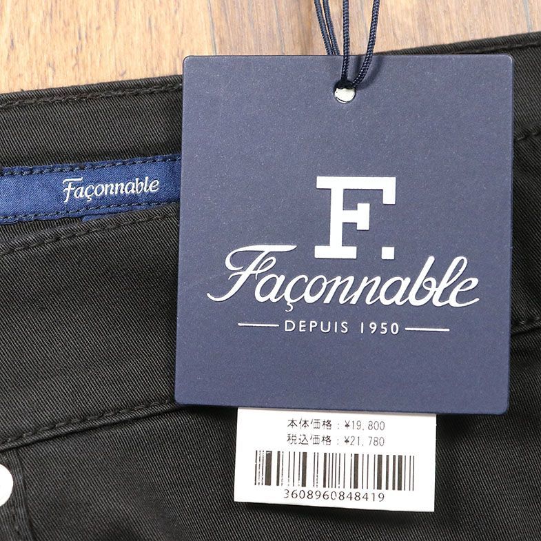1円/春夏/Faconnable/34インチ/快適パンツ ストレッチ伸縮 スリム ストレート 製品染 定番ベーシック /黒/ブラック/ef141/(W34～)｜売買されたオークション情報 ...