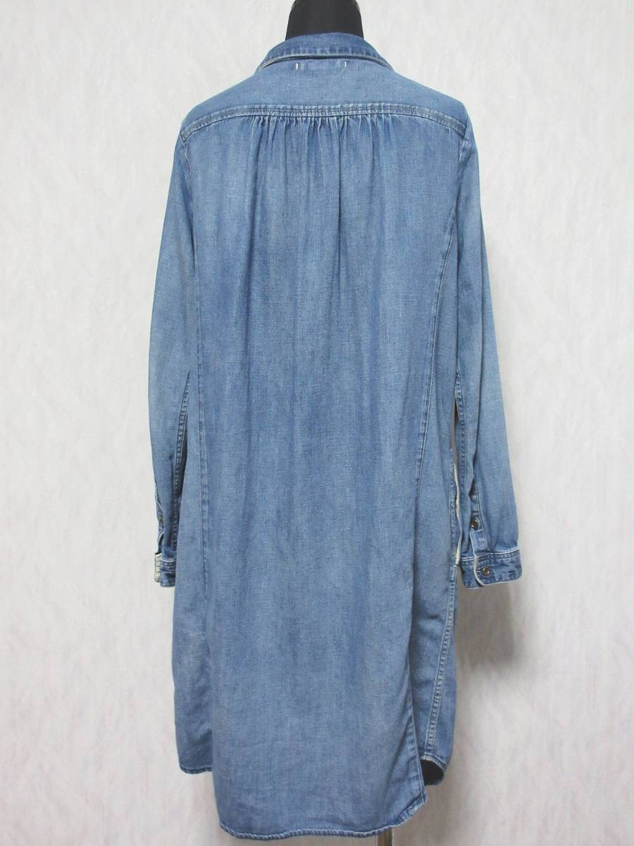 JOHN BULL ジョンブル シャツ ワンピース デニム 長袖 AW624 レディース F インディゴ irmri yg3157(その他 ...