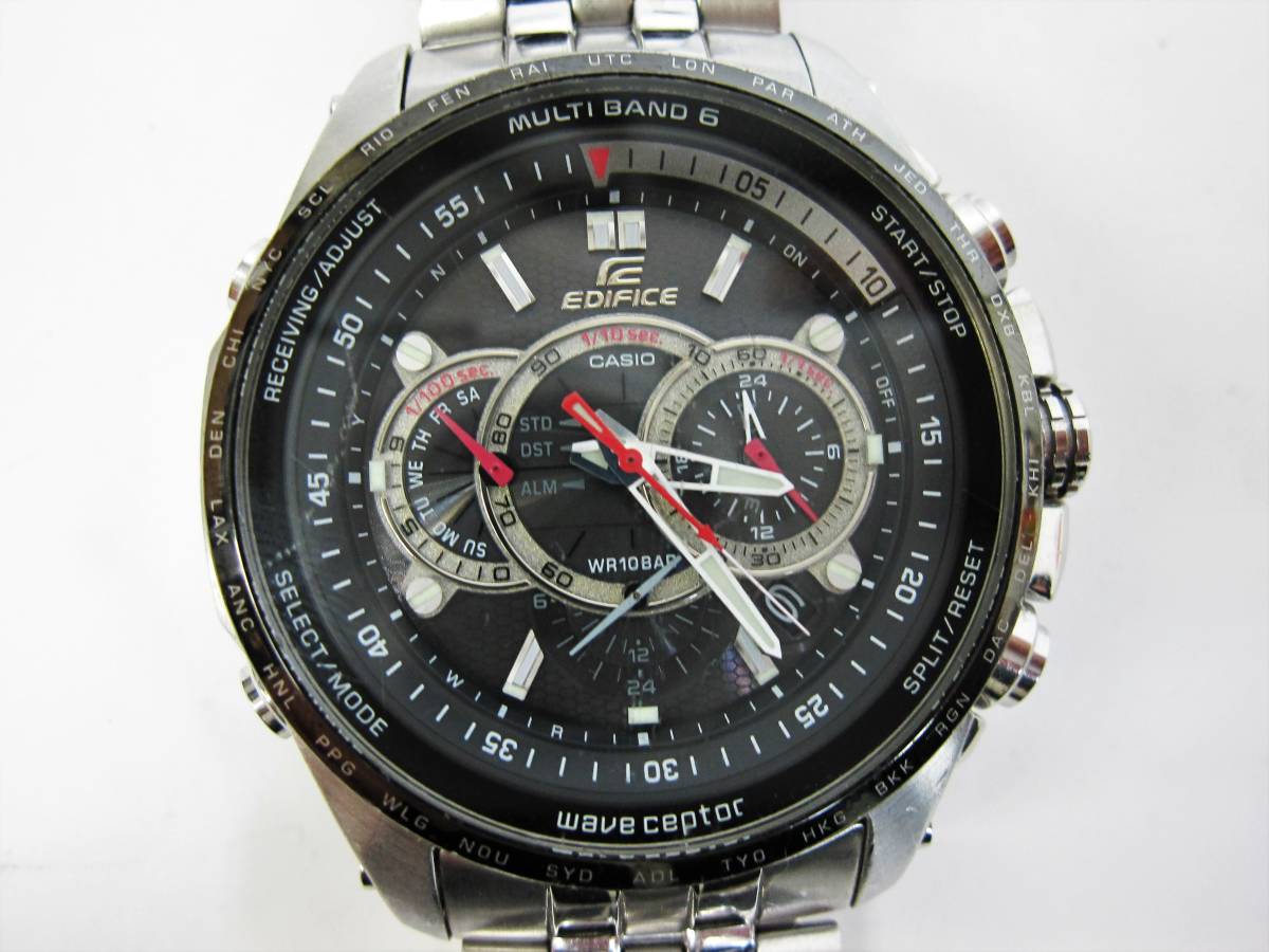 YT-B23-152 CASIO/カシオ EDIFICE エディフィス EQW-M710 3針デイト 電波ソーラー 黒文字盤 稼働品(EDIFICE)｜売買されたオークション情報、yahooの ...