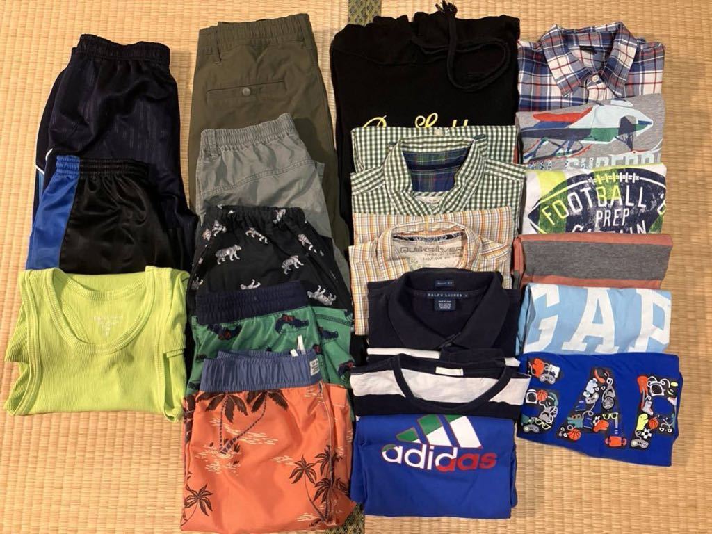 150 160男児衣類20着まとめて GAP アバクロ クイックシルバー ラルフローレン GU ユニクロなど 品(150（145～154cm）)｜売買されたオークション情報、yahooの商品 ...