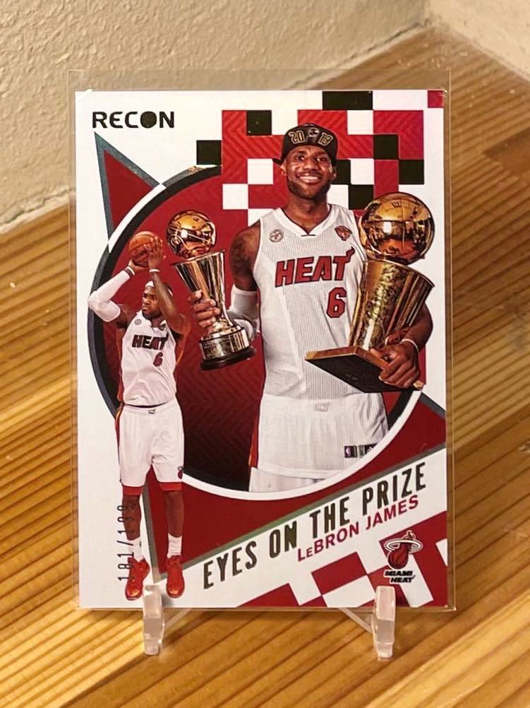 199枚限定 LeBron James 2020-21 Recon Eyes On Prize Red Parallel /199 Miami ...