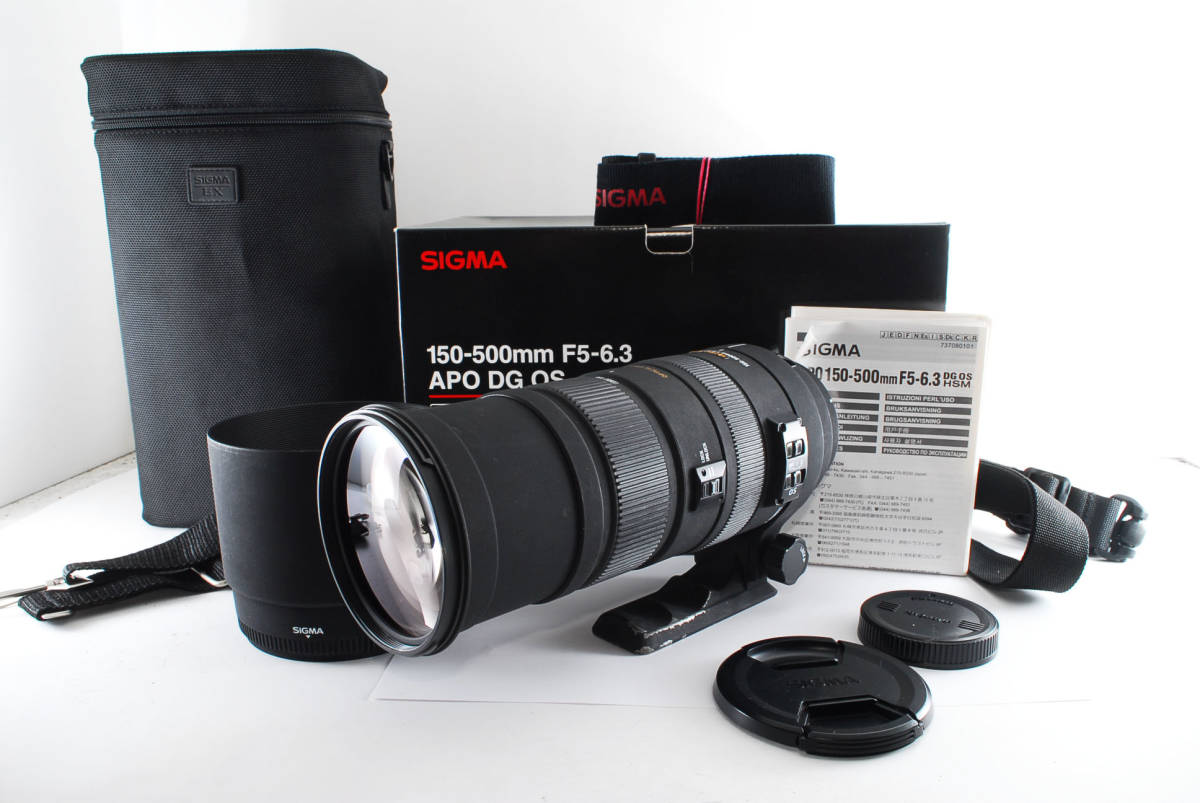 SIGMA APO 150-500mm F5-6.3 DG OS CANON キヤノン用 #3534(キヤノン)｜売買されたオークション情報、yahooの商品情報をアーカイブ公開 ...