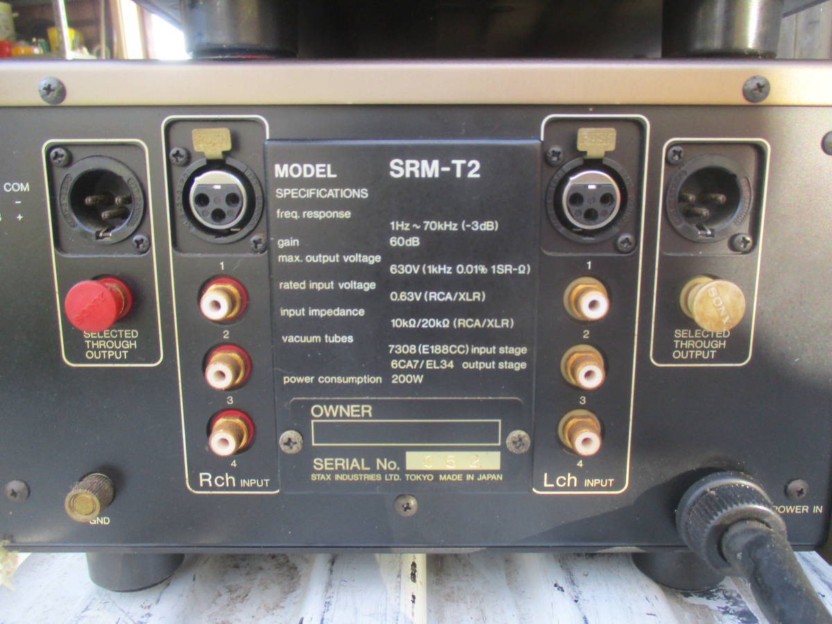 STAX SRM-T2 SPS-T2 SR-Ω オメガ スタックス 現状(本体)｜売買されたオークション情報、yahooの商品情報をアーカイブ公開 - オークファン（aucfan.com）