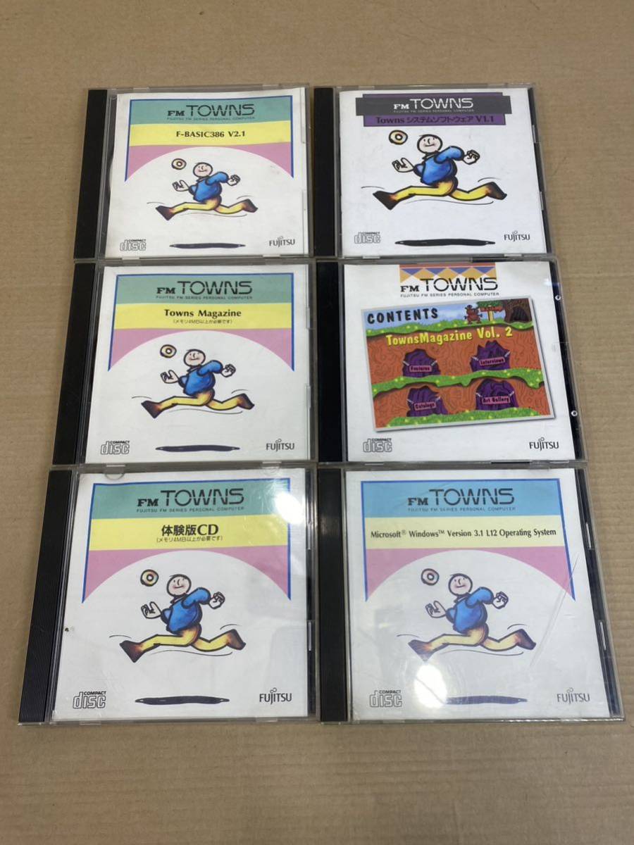 FUJITSU 富士通 FM TOWNS 体験版CD / MAGAZINE VOL.2 /F-BASIC386 V2.1L10/MAGAZINE/ケースのみ システムソフトウェアV1.1L30 ...