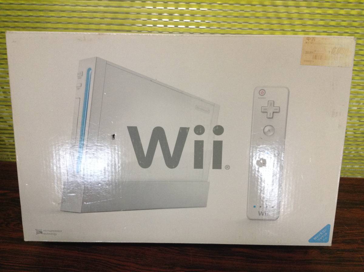 Nintendo Wii white SET Very Good 任天堂 Wii 本体 白 リモコン1個 テレビゲーム B285(Wii本体 ...