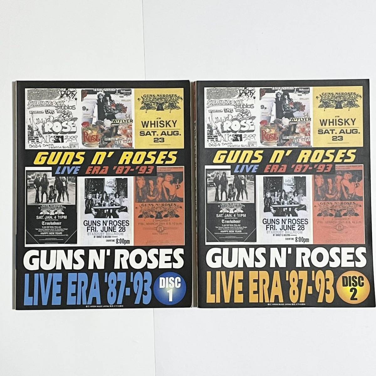 バンドスコア ガンズ アンド ローゼス ライブ エラ '87-'93 DISC1 DISC2セット GUNS N' ROSES LIVE ...