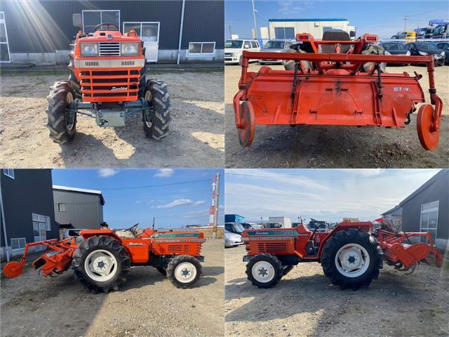 石川発 クボタ トラクター Sunshine ZL1-285 L1-R285 エンジン始動確認済 ディーゼル 4WD 自動深耕 直接引取のみ ...