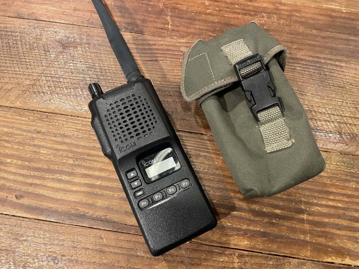 初期アフ 実物 ICOM IC-F3S-3 無線機 ポーチ セット(マガジンポーチ)｜売買されたオークション情報、yahooの商品情報を ...