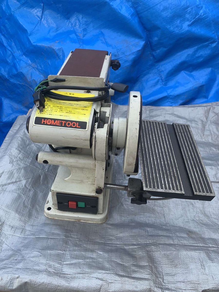 HOMETOOL ベルトディスクサンダー BBD-64 研磨機 電動工具(サンダー一般)｜売買されたオークション情報、yahooの商品情報をアーカイブ公開 - オークファン（aucfan.com）