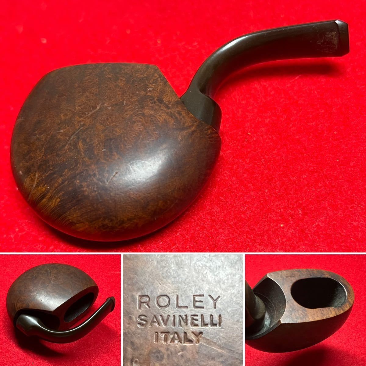 ROLEY SAVINELLI サビネリ イタリア製 ポケット パイプ pipe 喫煙 煙草 煙管 キセル タバコ 嗜好品 趣味 美術品 骨董 ...