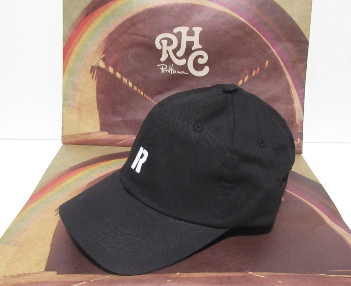 RHC Ron Herman ロンハーマン R CAP キャップ 黒 ブラック(男性用)｜売買されたオークション情報、yahooの商品情報をアーカイブ公開 - オークファン（aucfan.com）