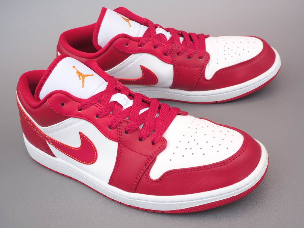 28cm カラー 22年製 nike Air Jordan 1 LOW Cardinal Red 553558-607 AJ1 ジョーダン1 ...