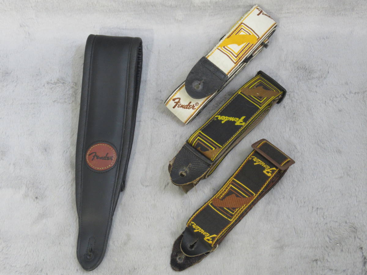 No.2303311 Fender フェンダー FS1 モノグラム 初代横ロゴ ギターストラップ 全4本(ストラップ)｜売買されたオークション ...