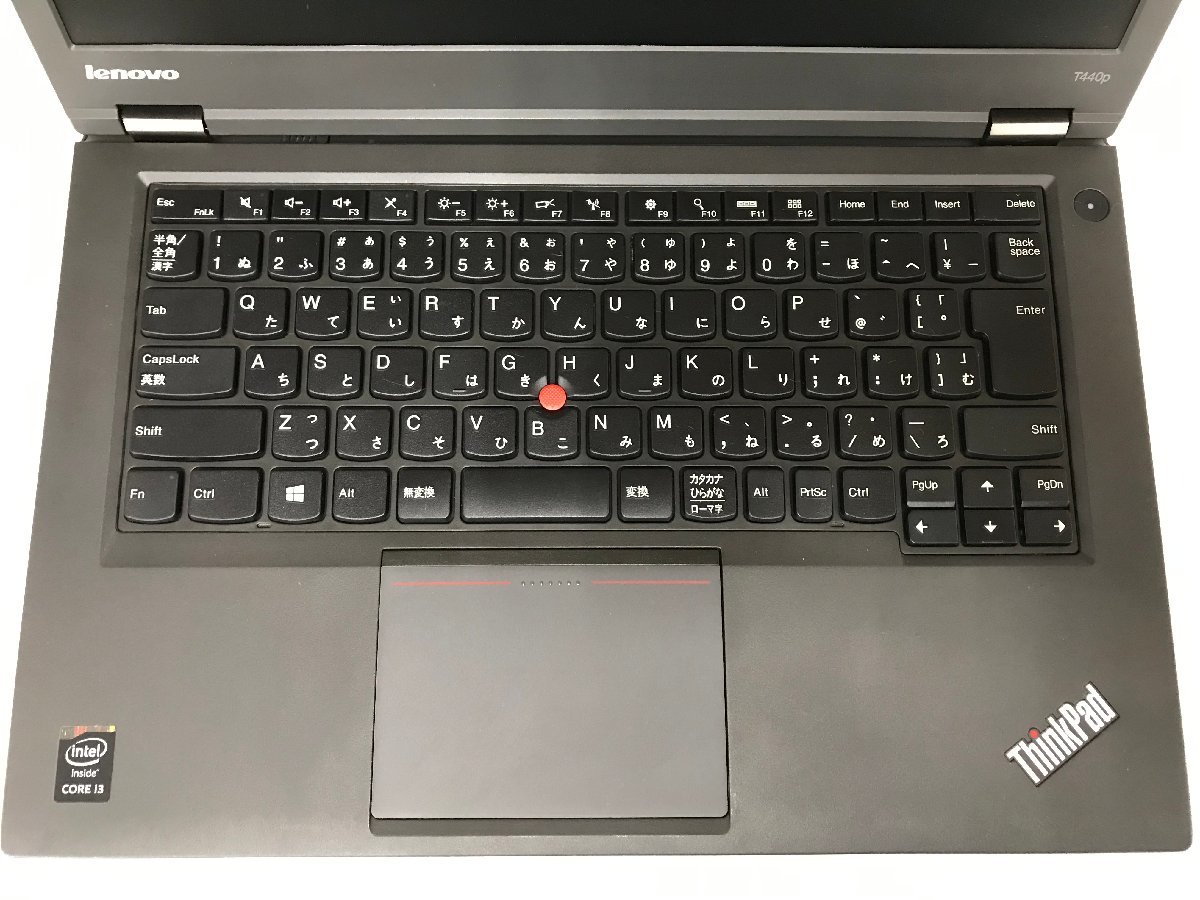 ジャンクPC Lenovo ThinkPad T440p 20AN-CTO1WW: Core i3 4100M@2.50GHz メモリ8GB HDDなし DVD-RAM OSなし 液晶14型 ...