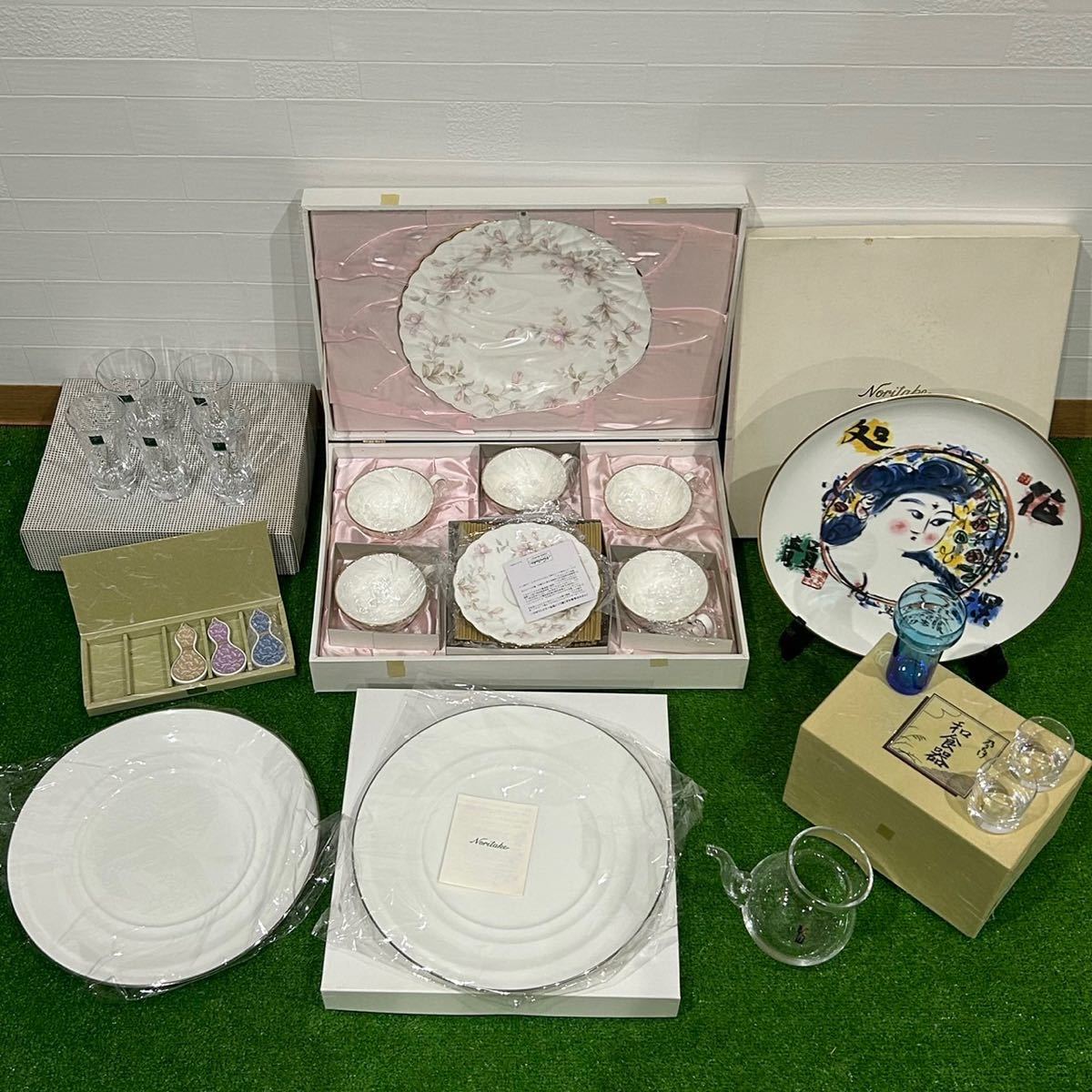 Noritake 乃りたけ のりたけ ノリタケ 食器 洋食器 和食器 大皿 コップ など まとめ売り まとめて5点以上 6点セット 箱入り E129(ノリタケ)｜売買されたオークション情報 ...