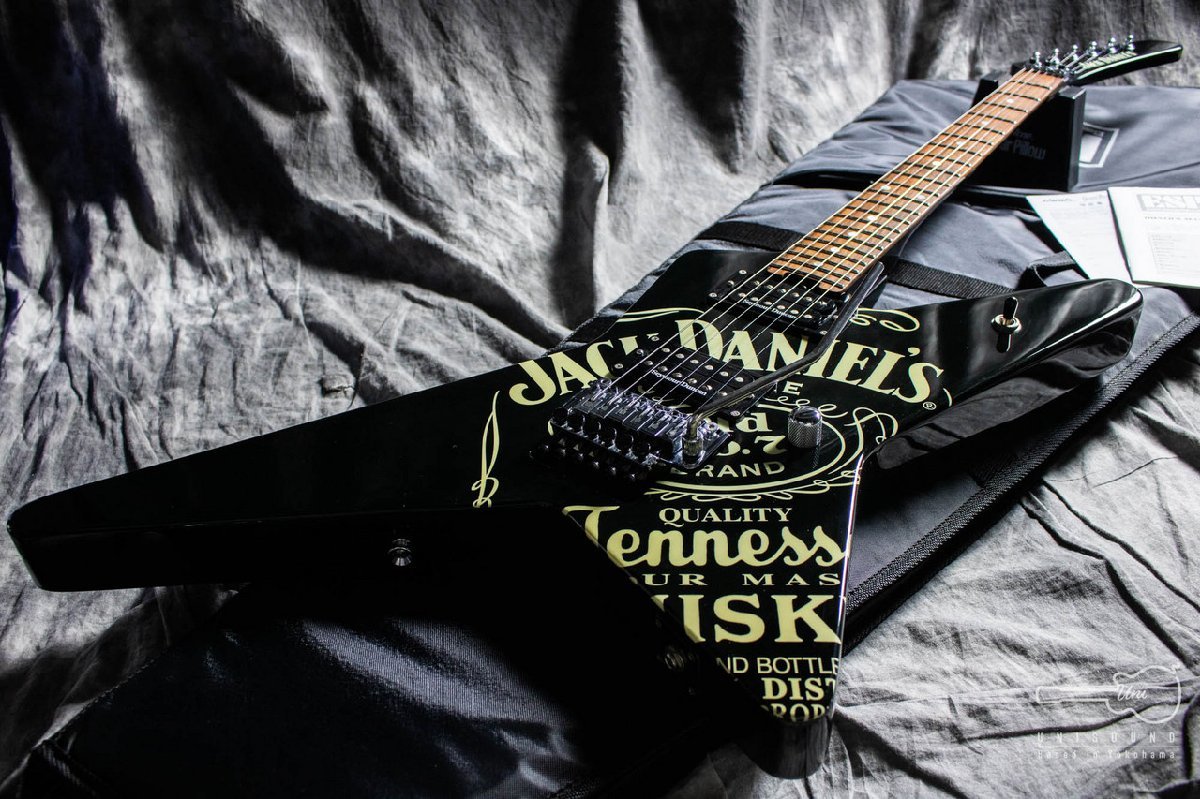 ESP JACK DANIEL'S DISTILLERY Serial #002 Limited of 7 ジャックダニエル エレキギター D ...