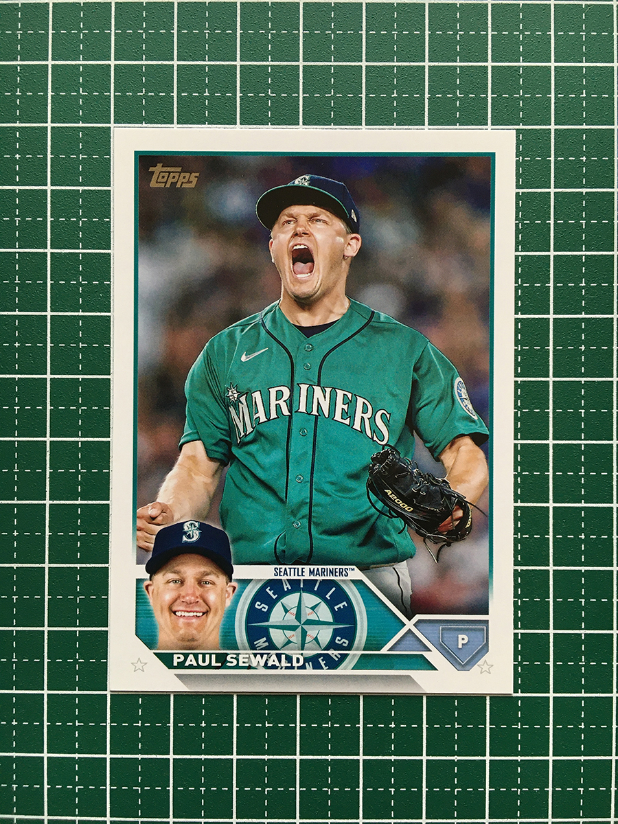 TOPPS MLB 2023 SERIES 1 #207 PAUL SEWALD SEATTLE MARINERS ベースカード BASE ...