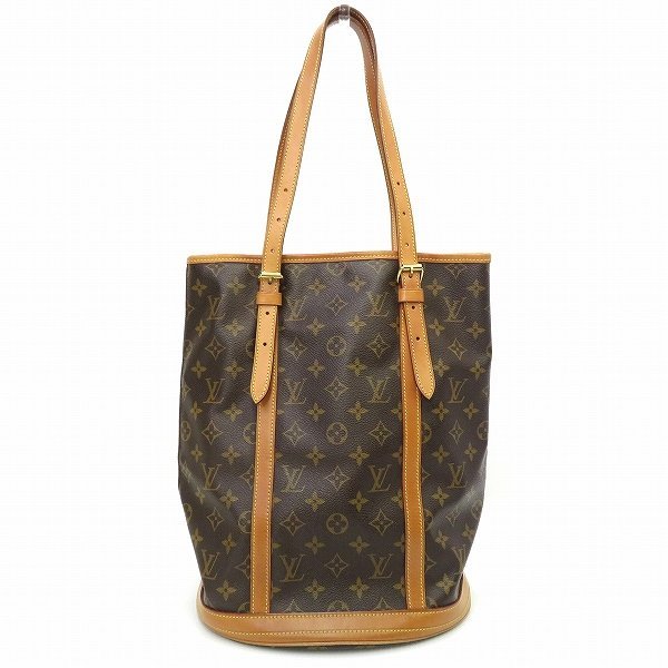 #aub ルイ ヴィトン LOUIS VUITTON トートバッグ バケットGM M42236 茶系 モノグラム レディース 790588 ...
