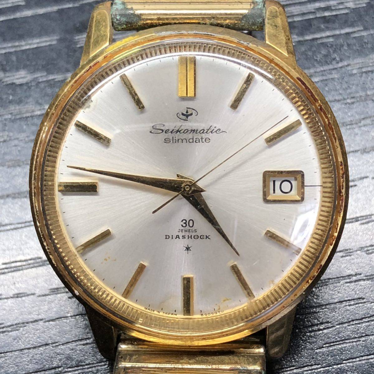 SEIKO Seikomatic セイコー マチック 30JEWELS DIASHOCK(セイコー)｜売買されたオークション情報、yahooの商品情報をアーカイブ公開 - オークファン ...