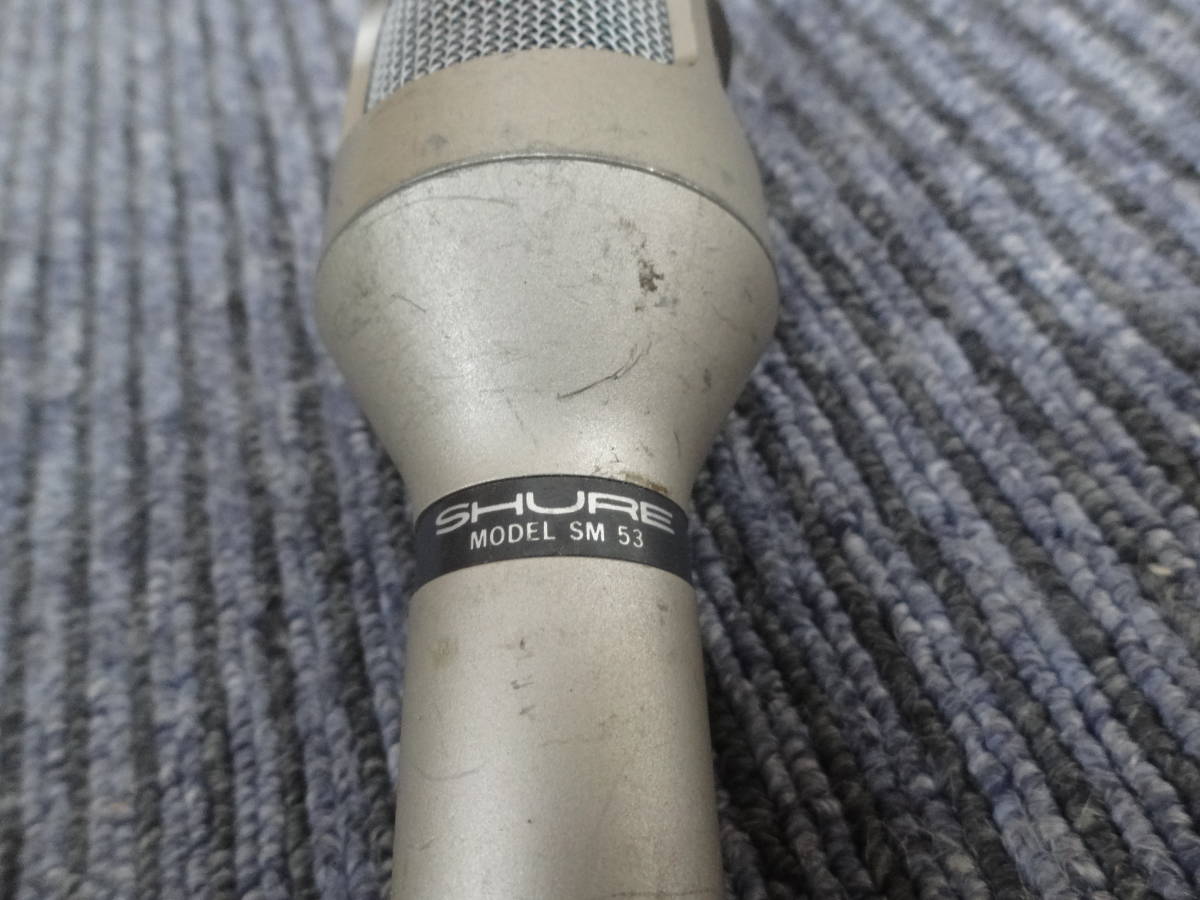 1〔SHURE〕 シュア ビンテージマイク SM53 USA製(ダイナミックマイク)｜売買されたオークション情報、yahooの商品情報を ...