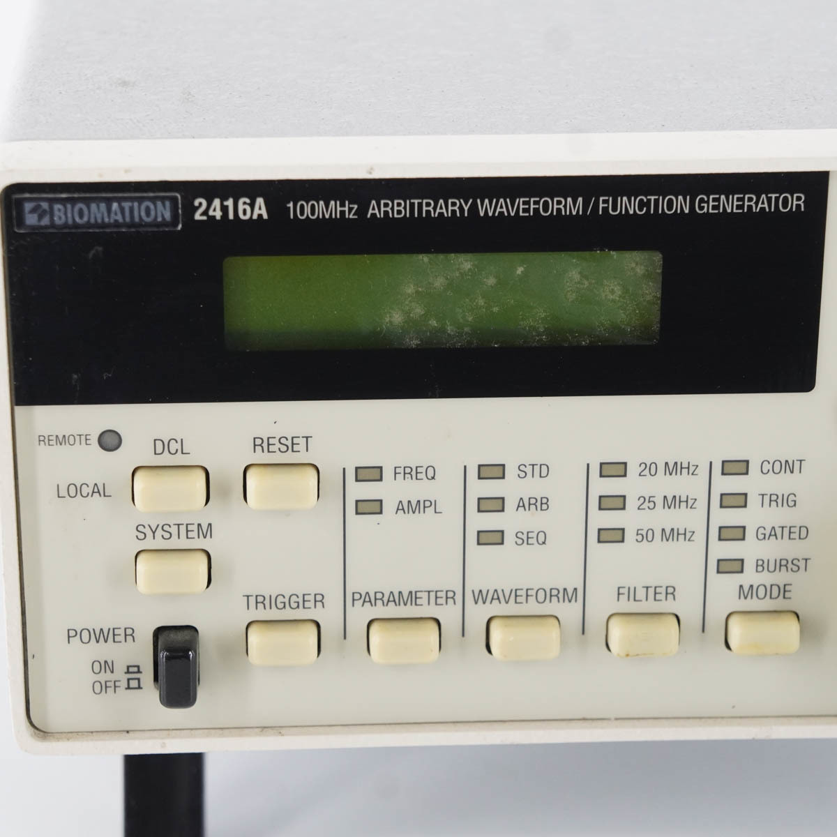 JB 現状販売 2台入荷 2416A BIOMATION ARBITRARY WAVEFORM/FUNCTION GENERATOR 任意波形 ...