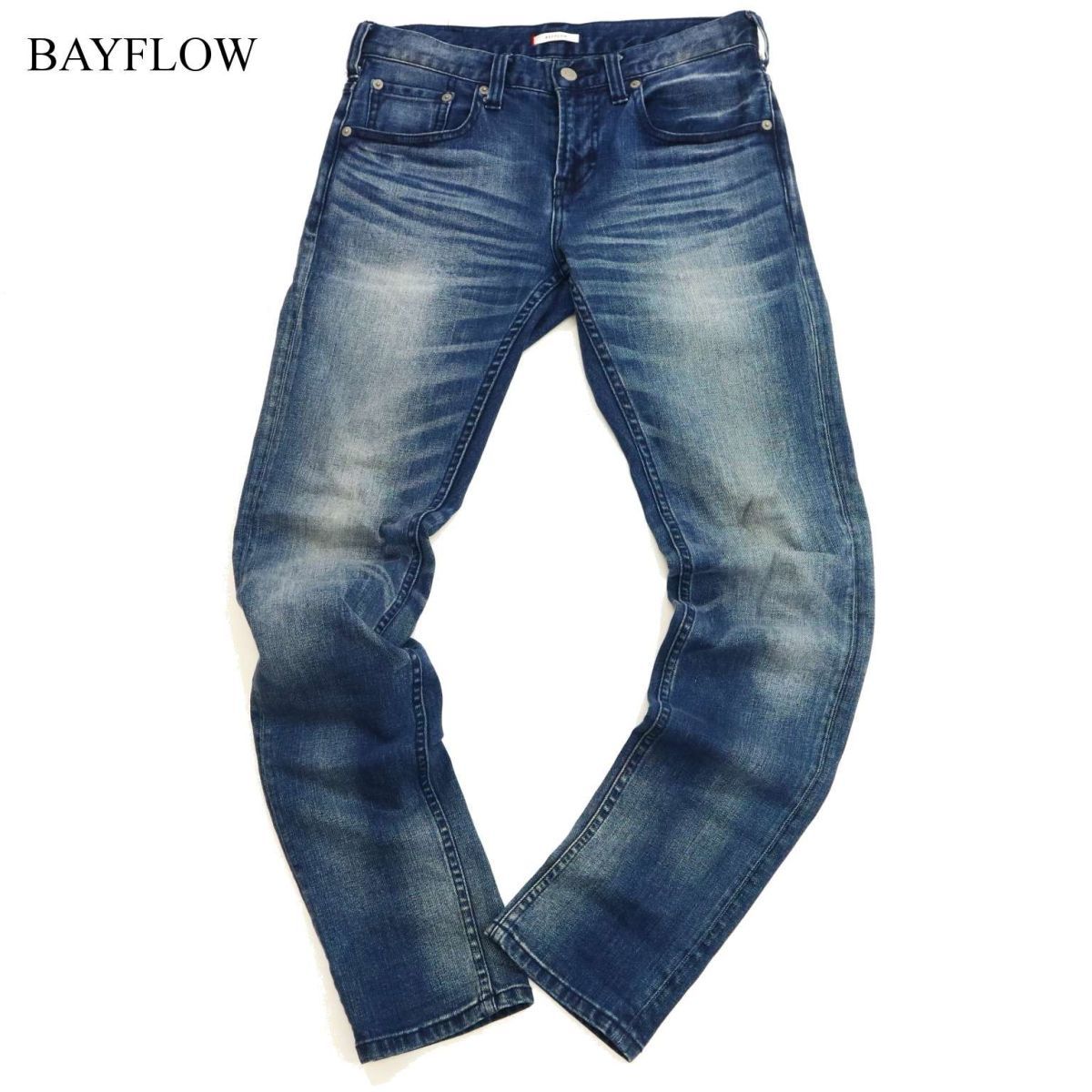 BAYFLOW ベイフロー 通年 加工 ストレッチ スキニー デニム パンツ ジーンズ Sz.28 メンズ C3B01634_4#R(W28～)｜売買されたオークション情報、yahooの商品 ...