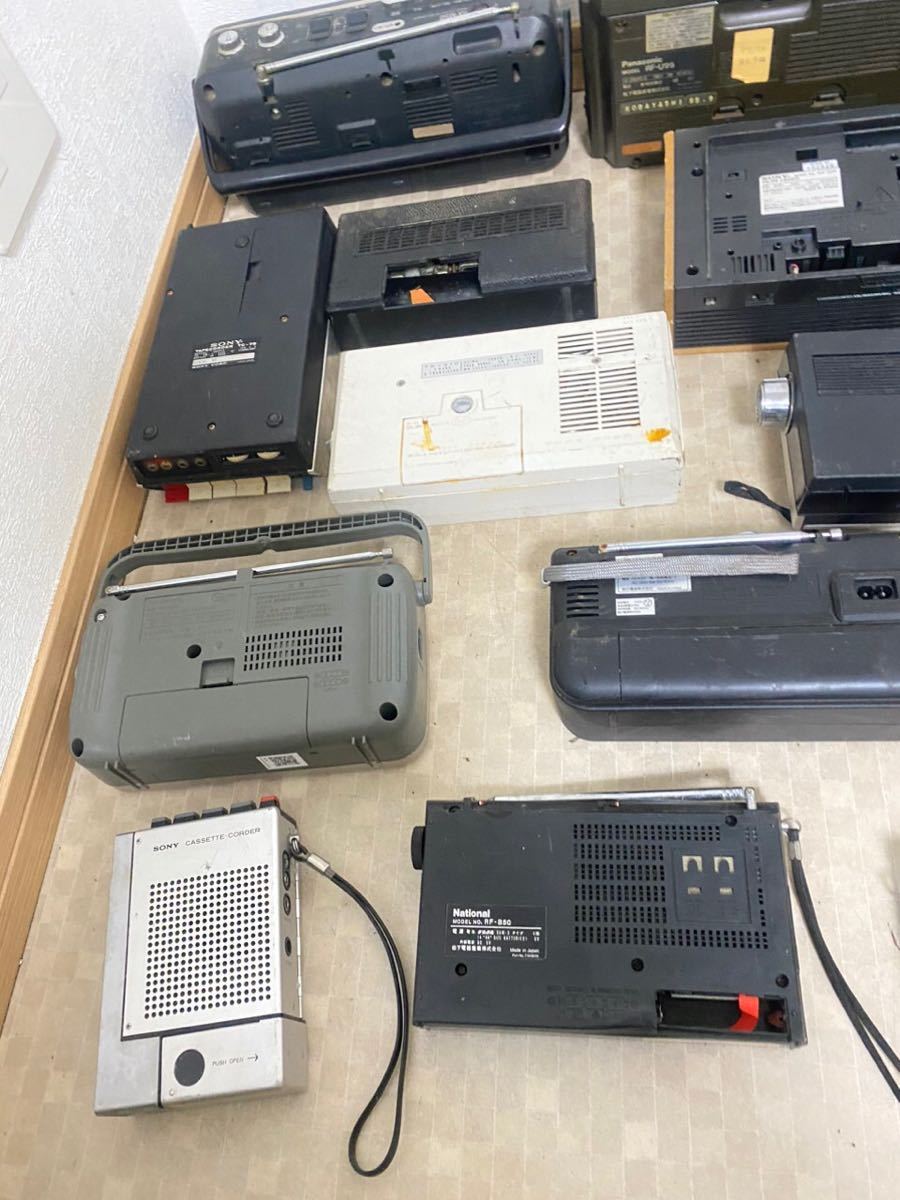ポータブルラジオ カセットプレーヤーSONY Panasonic Rx-m50 rf-u99 icf-24 tr-910 tf-1100 rf ...