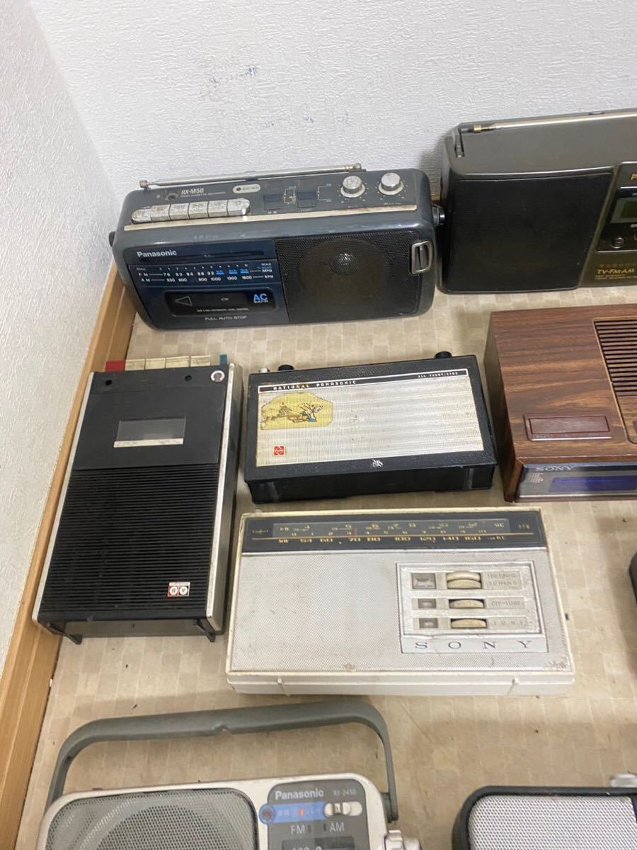 ポータブルラジオ カセットプレーヤーSONY Panasonic Rx-m50 rf-u99 icf-24 tr-910 tf-1100 rf ...