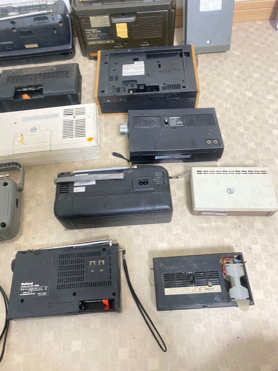 ポータブルラジオ カセットプレーヤーSONY Panasonic Rx-m50 rf-u99 icf-24 tr-910 tf-1100 rf ...