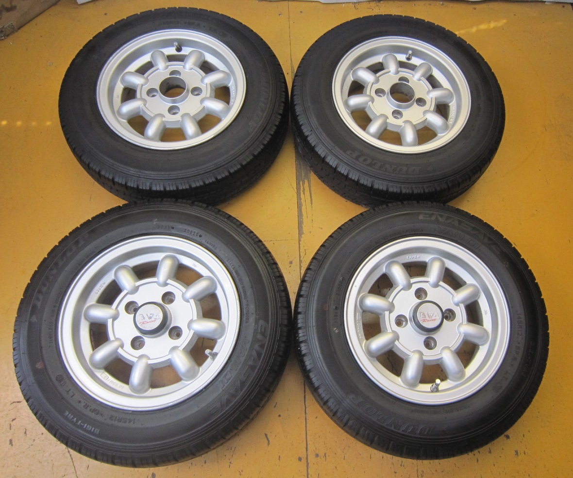 G553 BWA RACING 145R12 6PRLT ローバーミニなど エナセーブ VAN01 12X5J PCD 101.65 +20(ラジアルタイヤ)｜売買されたオークション情報 ...