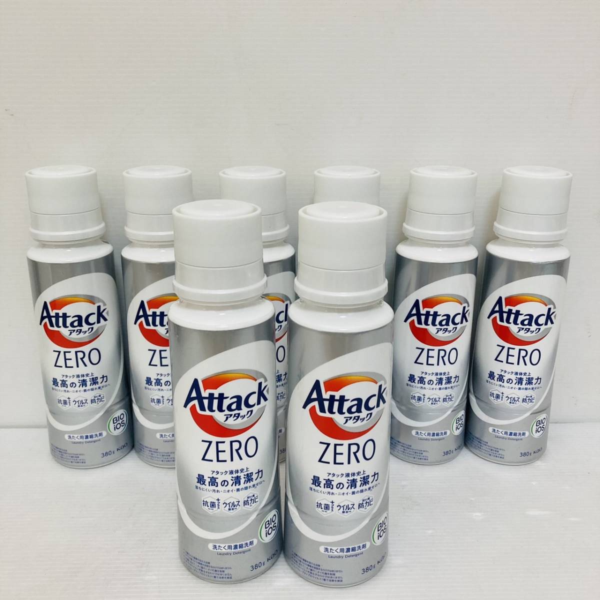 花王 アタックZERO 洗たく用濃縮洗剤 380g 8点セット AttackZERO アタックゼロ 洗濯洗剤/Y051-04(洗濯洗剤)｜売買されたオークション情報、yahooの商品情報を ...