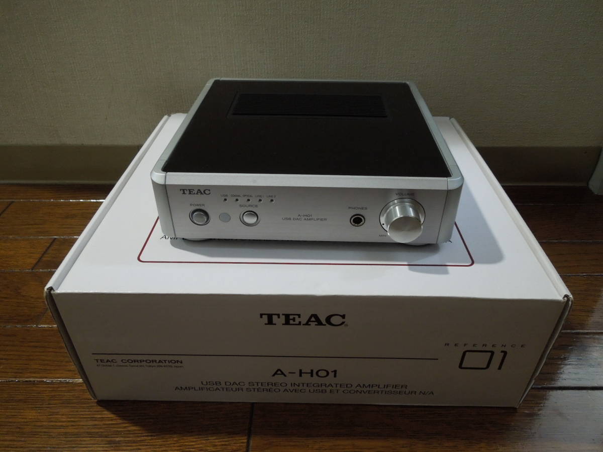 難有り 品 USB DACステレオプリメインアンプ A-H01 シルバー TEAC(一般)｜売買されたオークション情報、yahooの商品情報を ...