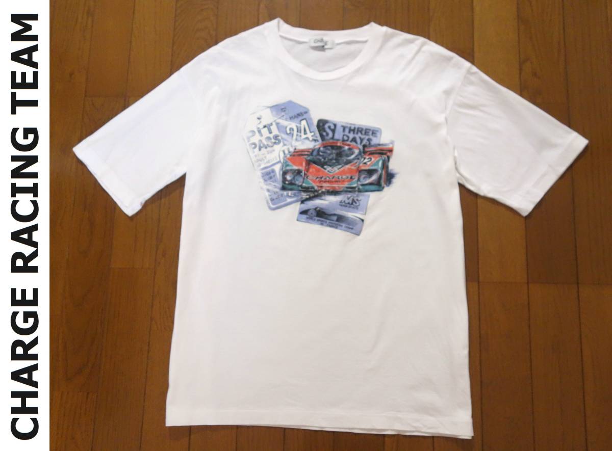極 超レア レナウン×マツダ CHARGE RACING TEAM 1991年 ルマン 24時間耐久レース 787B 半袖Tシャツ メンズ M ...