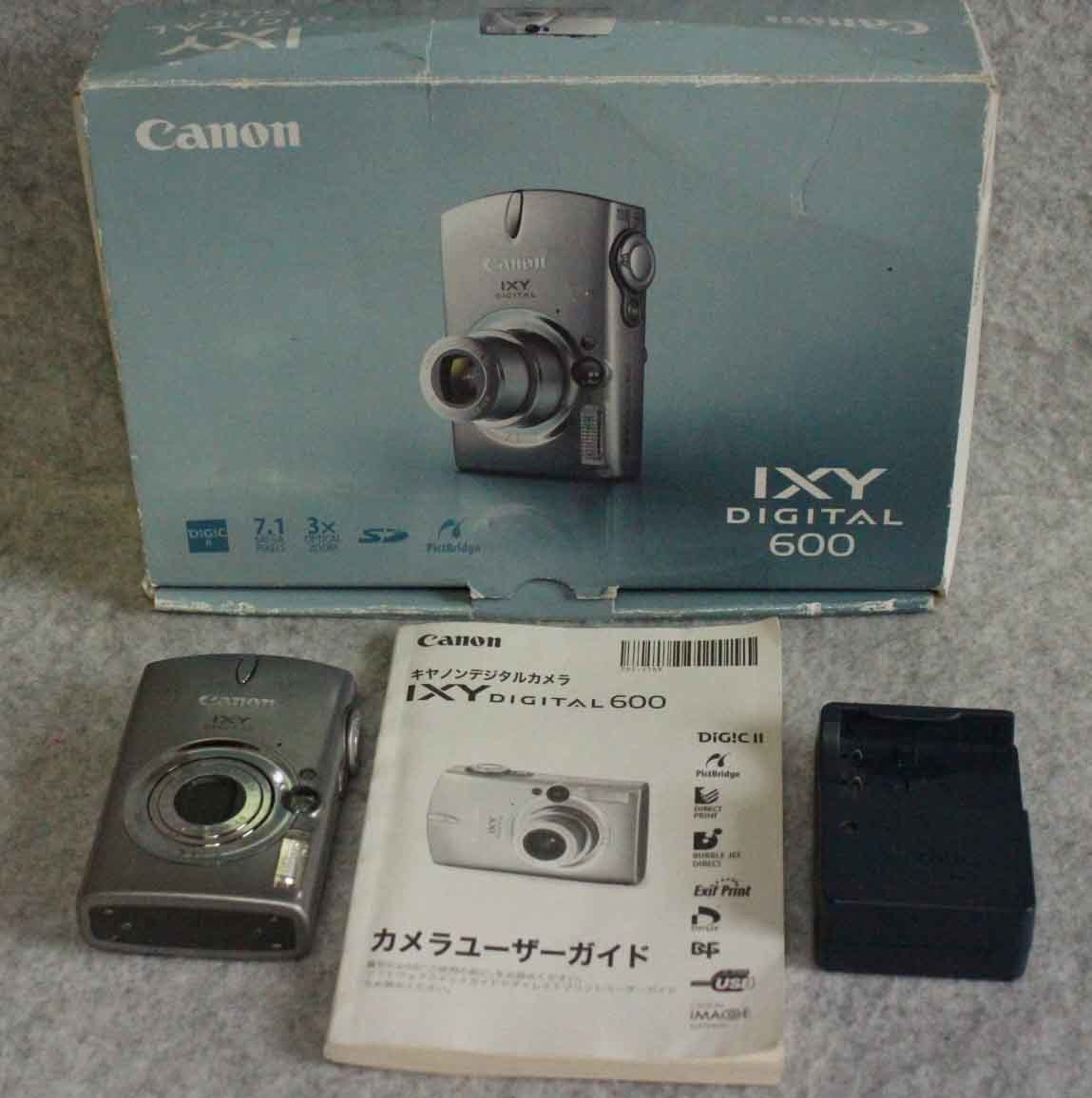 ei432 デジタルカメラ canon IXY DIGITAL 600 キャノン イクシー PC1114 BATTERY PACK NB-3L ...