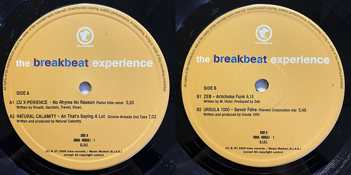 VA / The Breakbeat Experience Irma IRMA 498551-1 3枚組 LTJ X-Perience ...