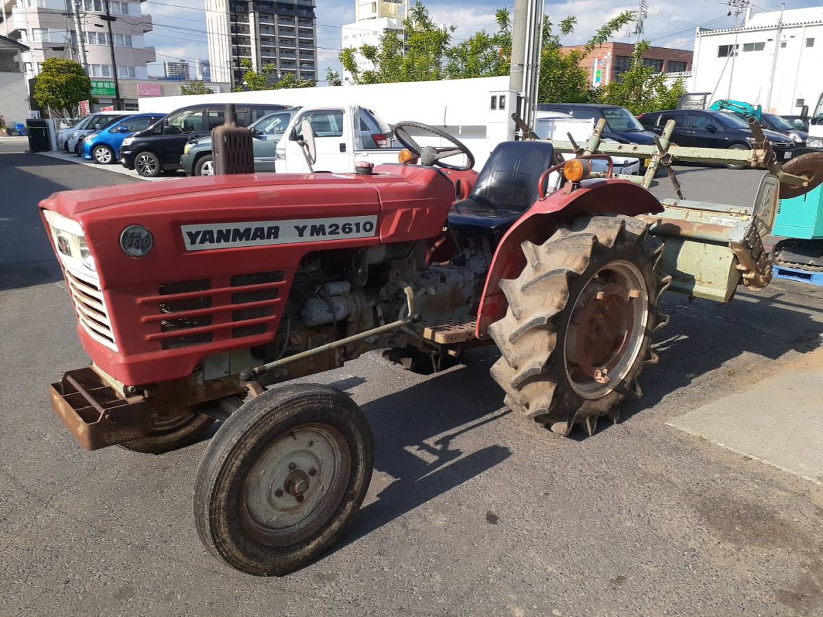 福島県発 ヤンマー トラクター YM2610 ロータリー付き 売切(車体)｜売買されたオークション情報、yahooの商品情報をアーカイブ公開 ...