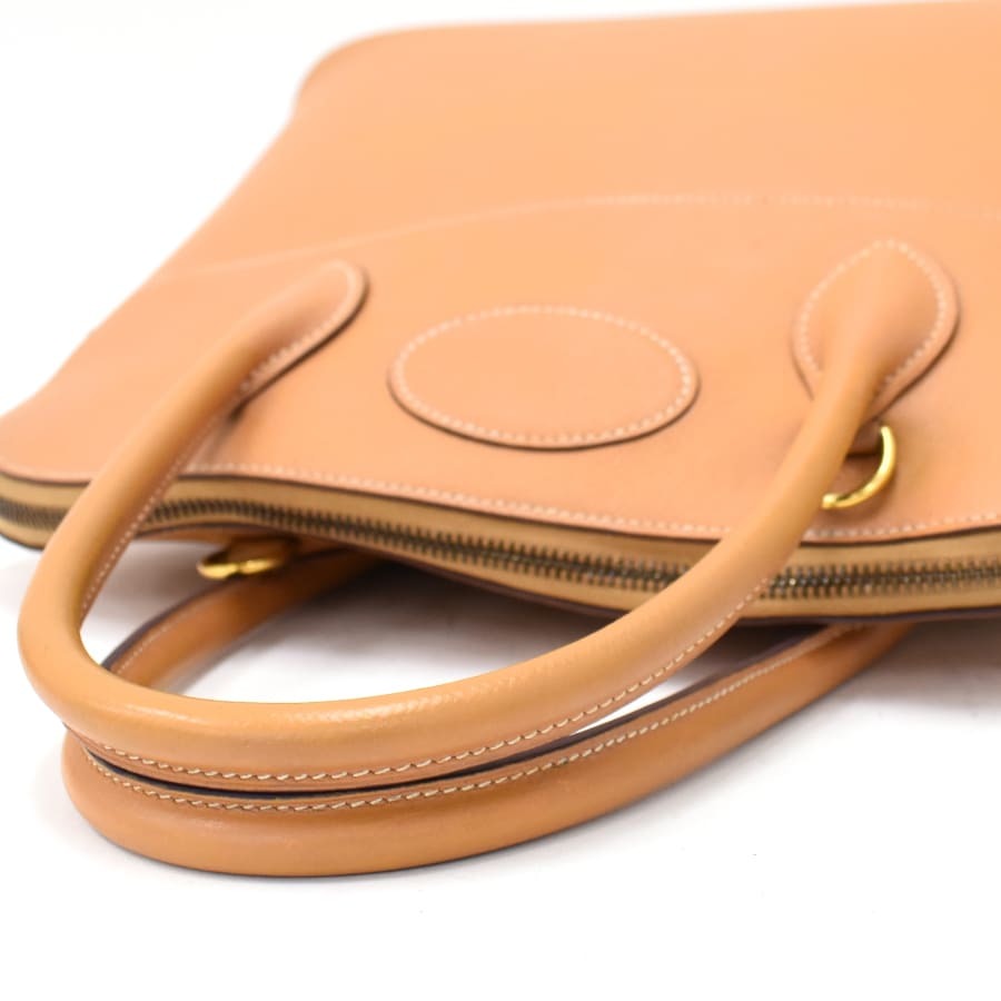1円 極 HERMES エルメス ハンドバッグ ボリード35 〇Y刻印 クシュベル レザー キャメル E.Dse.hP-20(ボリード)｜売買されたオークション情報、yahooの商品情報を ...